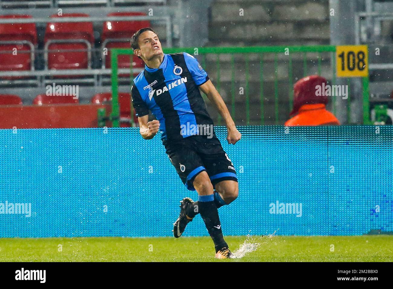 Club's Jelle Vossen celebrates after scoring during a Croky Cup 1/8 ...