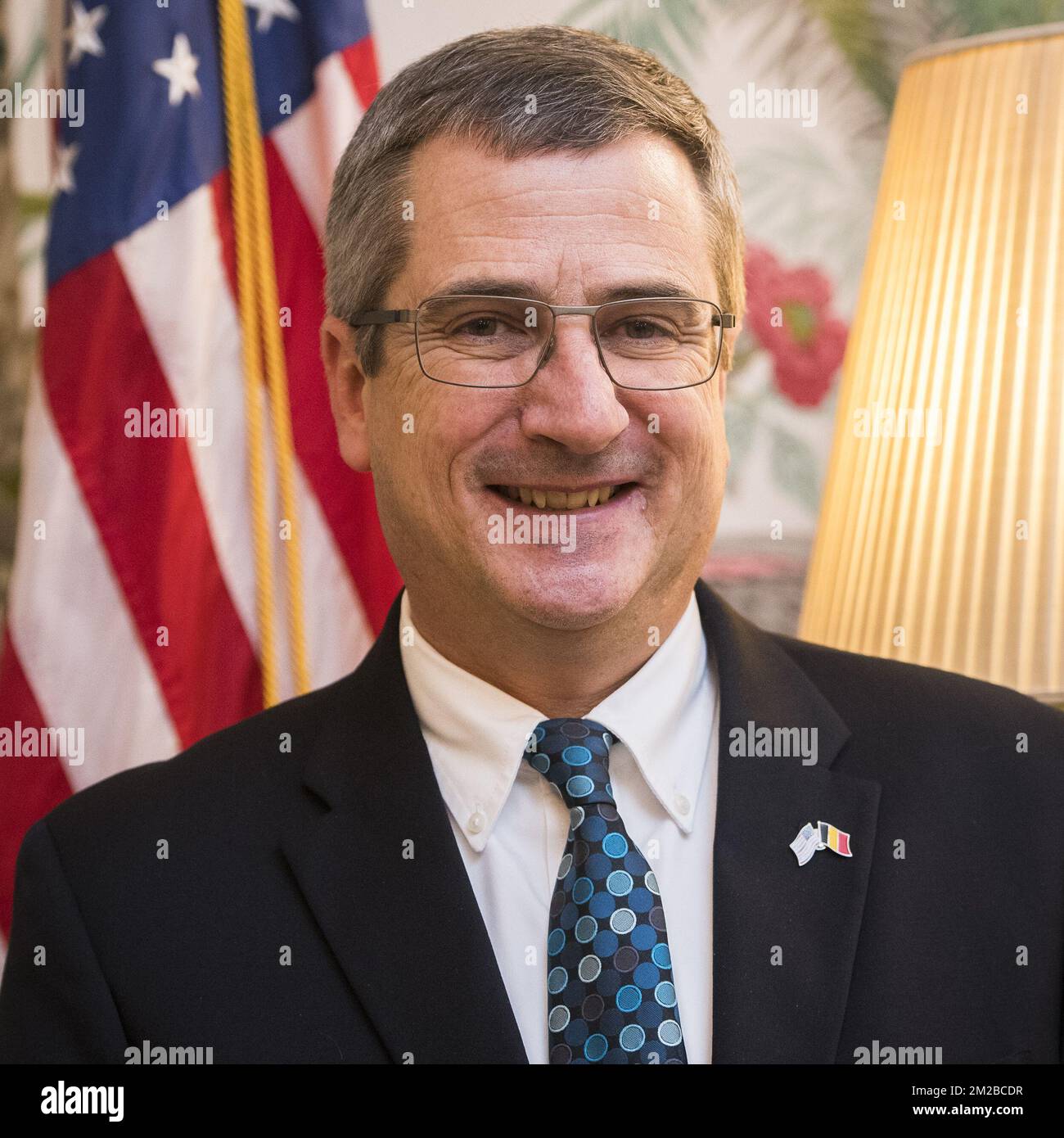 US Embassy deputy chief of mission Matthew Lussenhop poses for the ...