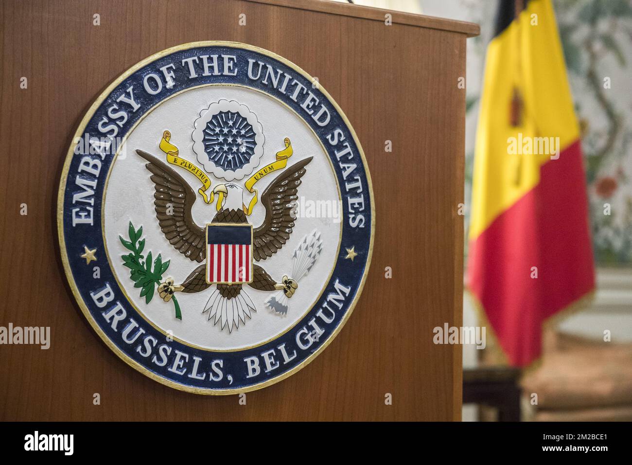 Illustration picture shows a ceremony to present the new name of the ...