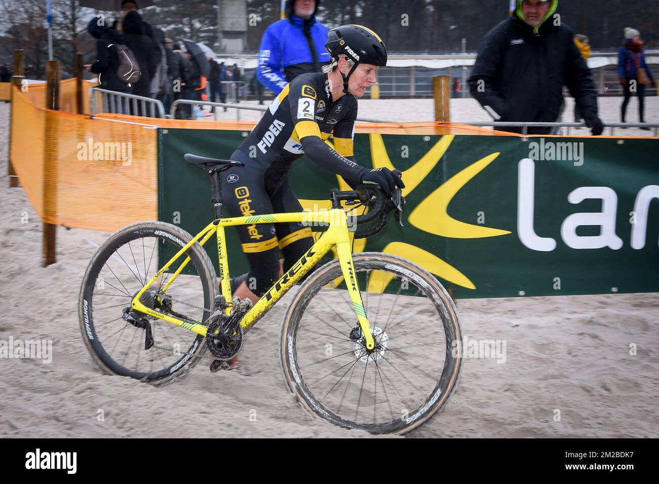 Belgian Ellen Van Roy pictured in action during the women's race of the ...