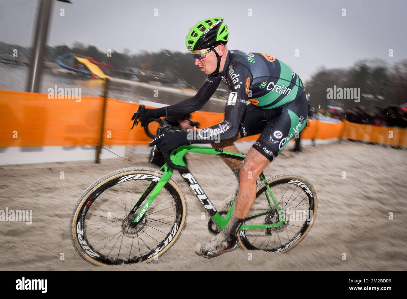 Belgian Tim Merlier pictured in action during the men's elite race of ...