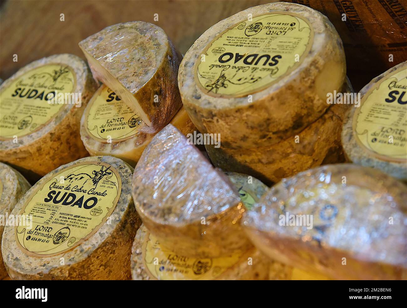 Artisanal cheese | Fromage artisanal 05/12/2017 Stock Photo - Alamy
