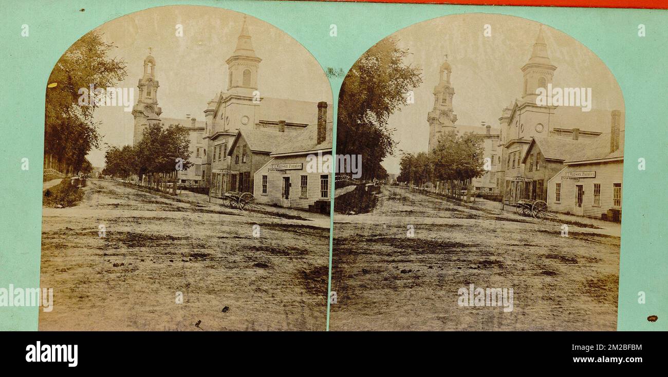 Common Street, looking east (City Hall, 2nd Baptist Church) , Streets ...