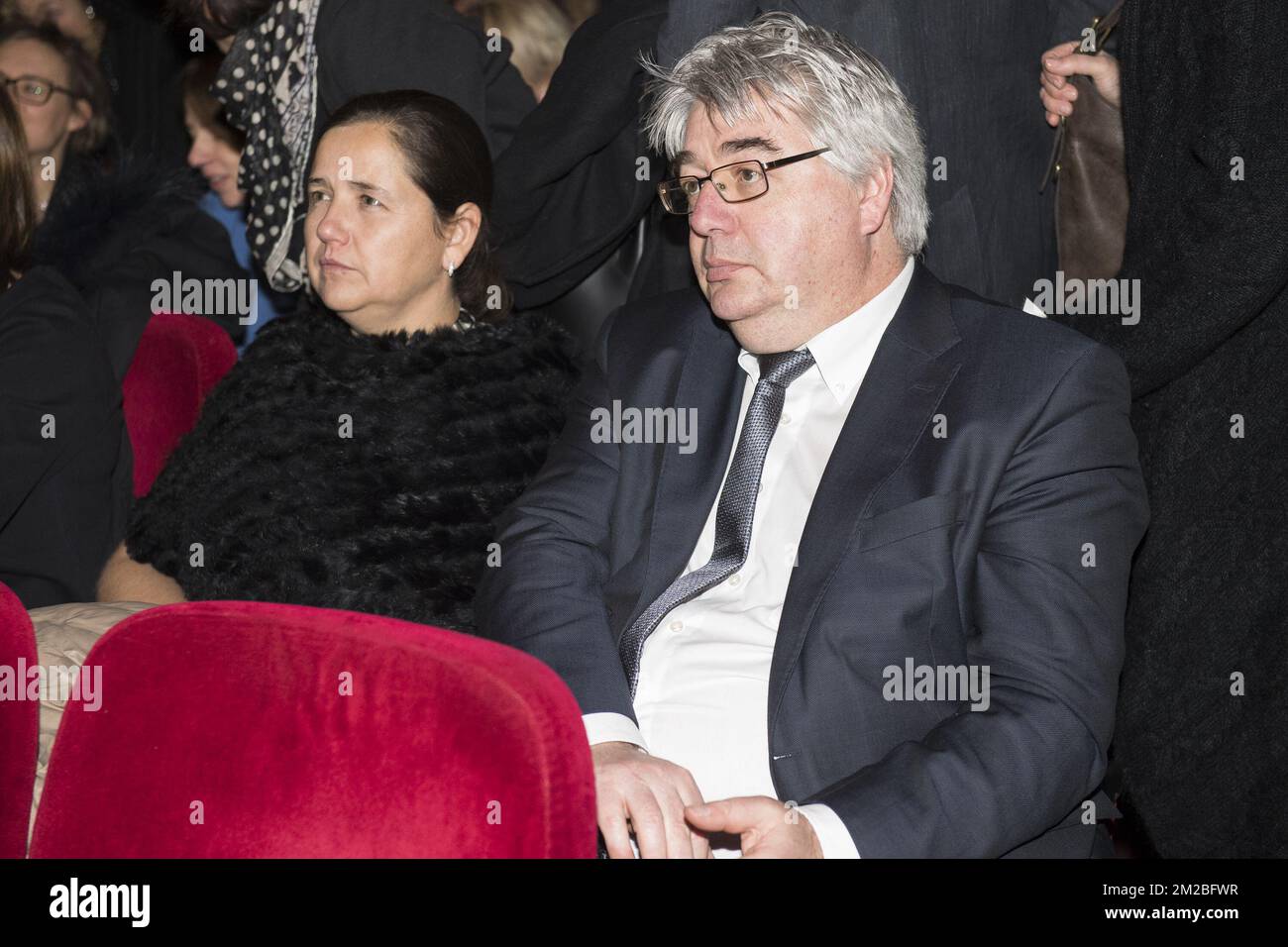 Veerle Wouters and Hendrik Vuye pictured during the 20th edition of the ...