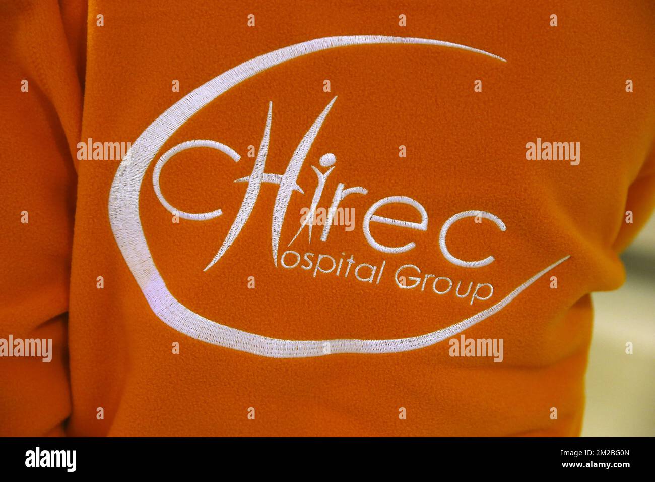Illustration picture shows the Chirec hospital group logo pictured ...