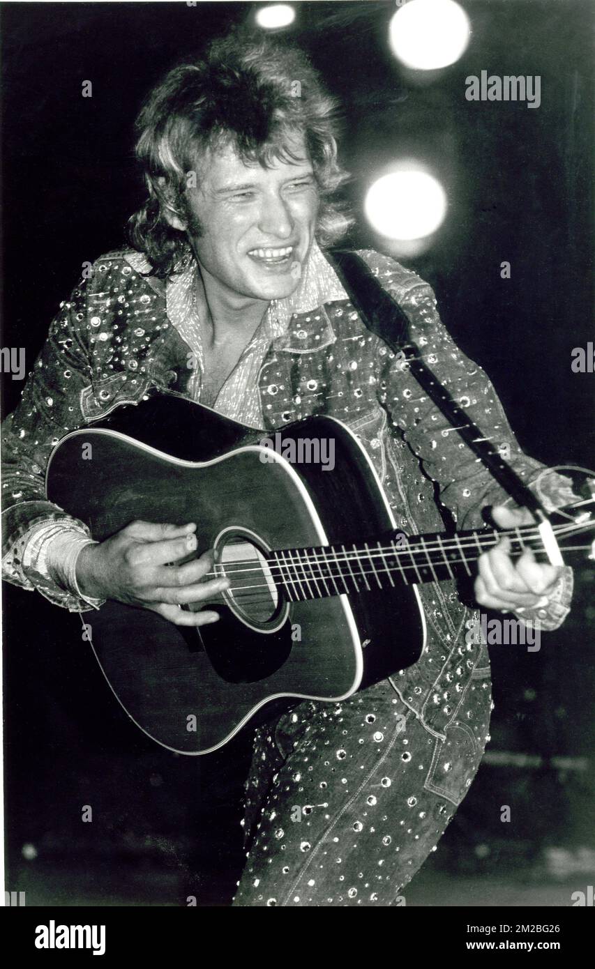 Johnny hallyday | Johnny hallyday "Années 70" 20/06/1973 Stock Photo ...