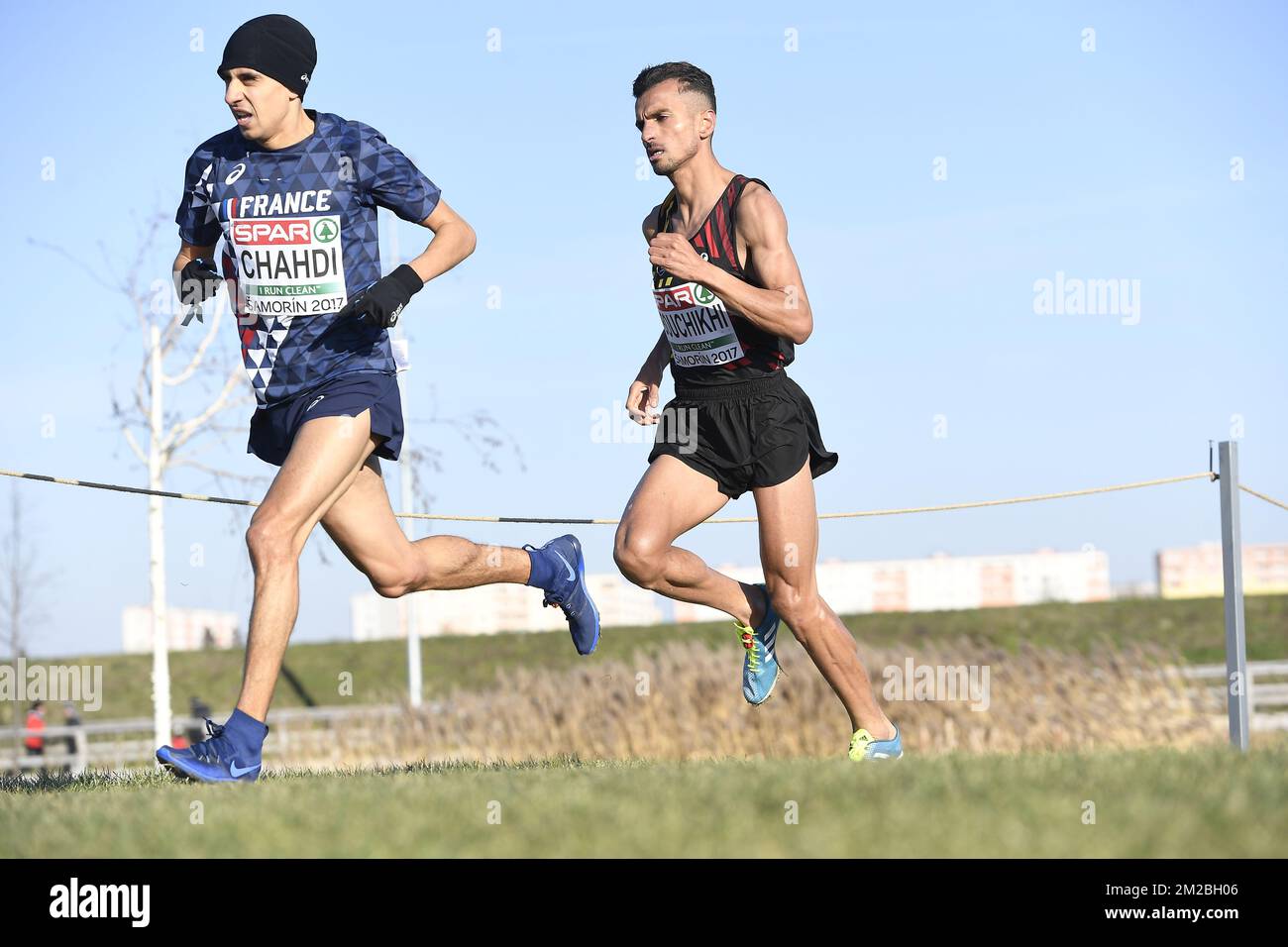Belgian Soufiane Bouchikhi pictured in action during the Senior Men ...