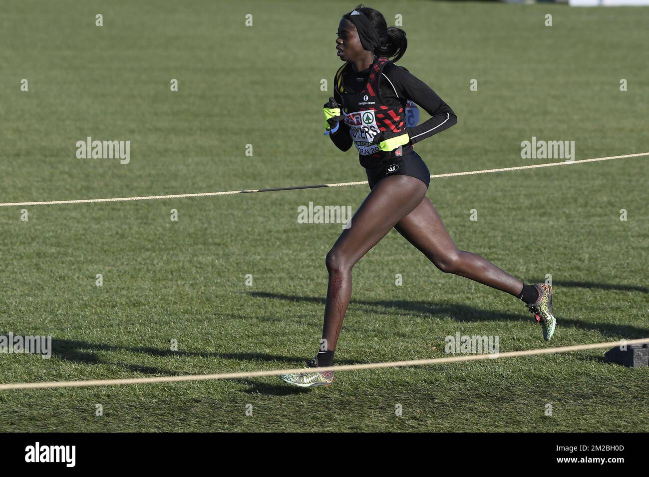 Belgian Imana Truyers pictured in action during the Senior Women Race ...