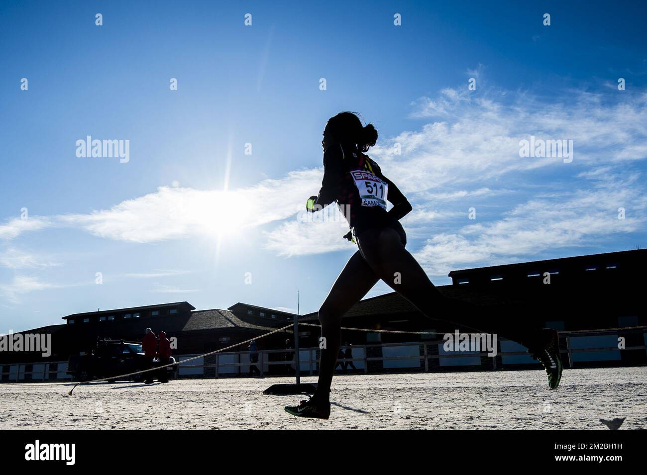 Belgian Imana Truyers pictured in action during the Senior Women Race ...