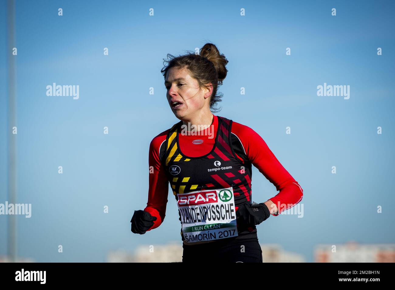 Belgian Hanna Vandenbussche pictured in action during the Senior Women ...