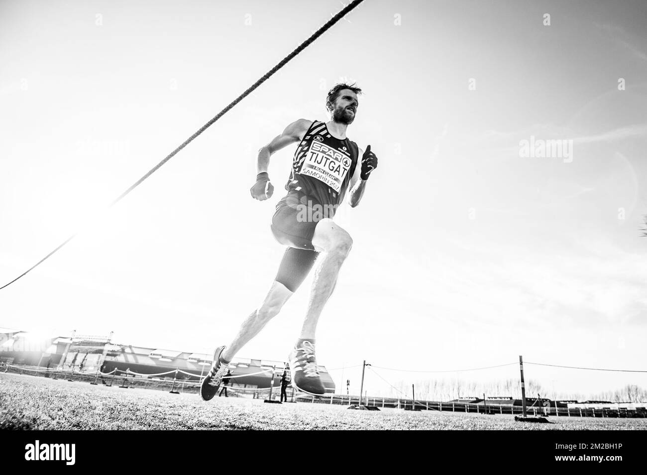 Belgian Lander Tijtgat pictured in action during the Senior Men Race at ...