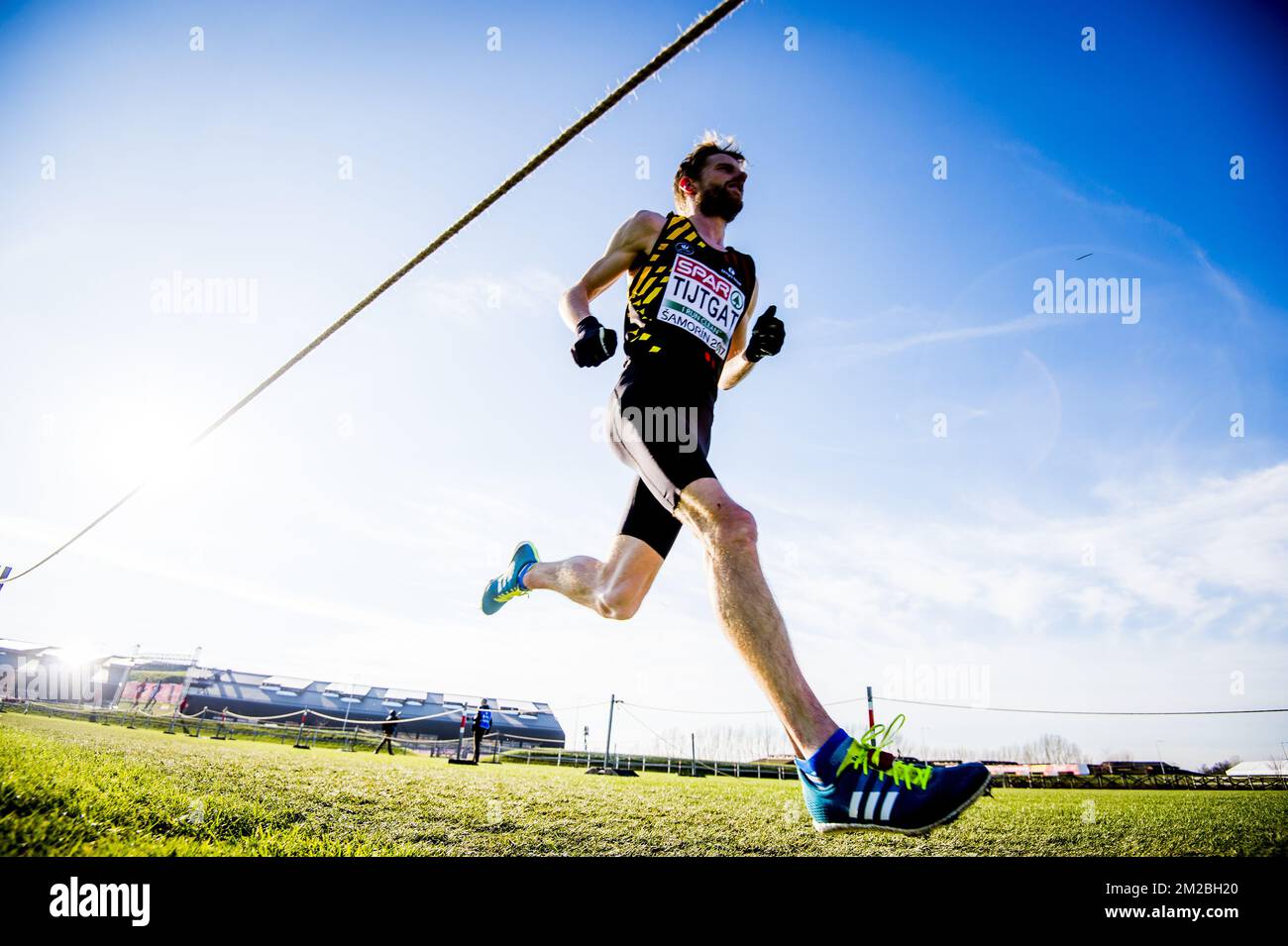 Belgian Lander Tijtgat pictured in action during the Senior Men Race at ...