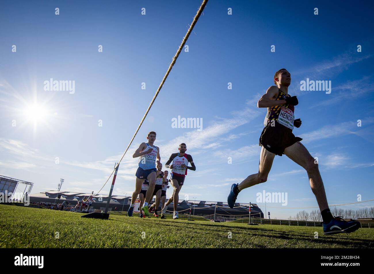 Belgian Robin Hendrix pictured in action during the U23 Men's Race at ...