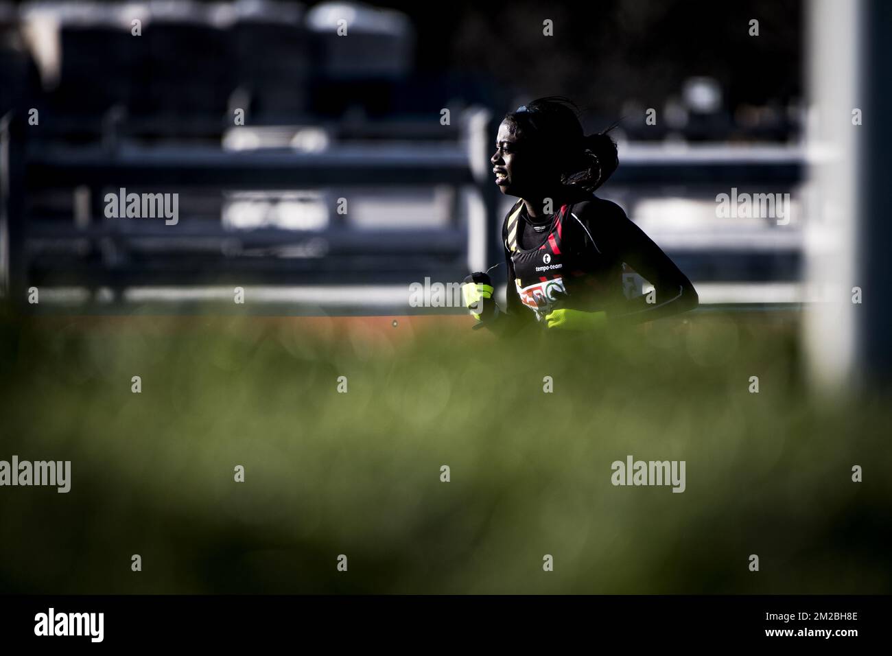 Belgian Imana Truyers pictured in action during the Senior Women Race ...