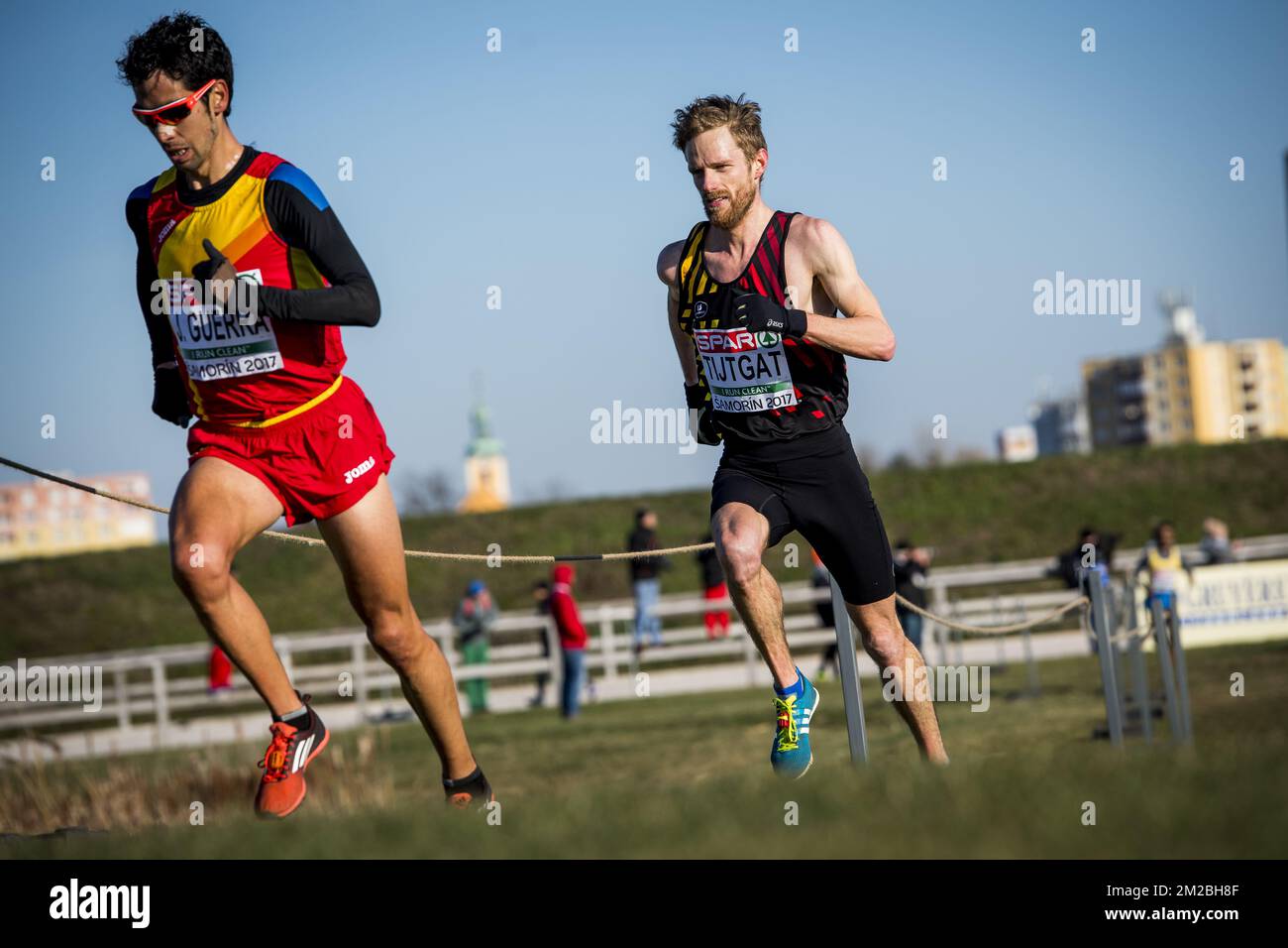 Belgian Lander Tijtgat pictured in action during the Senior Men Race at ...