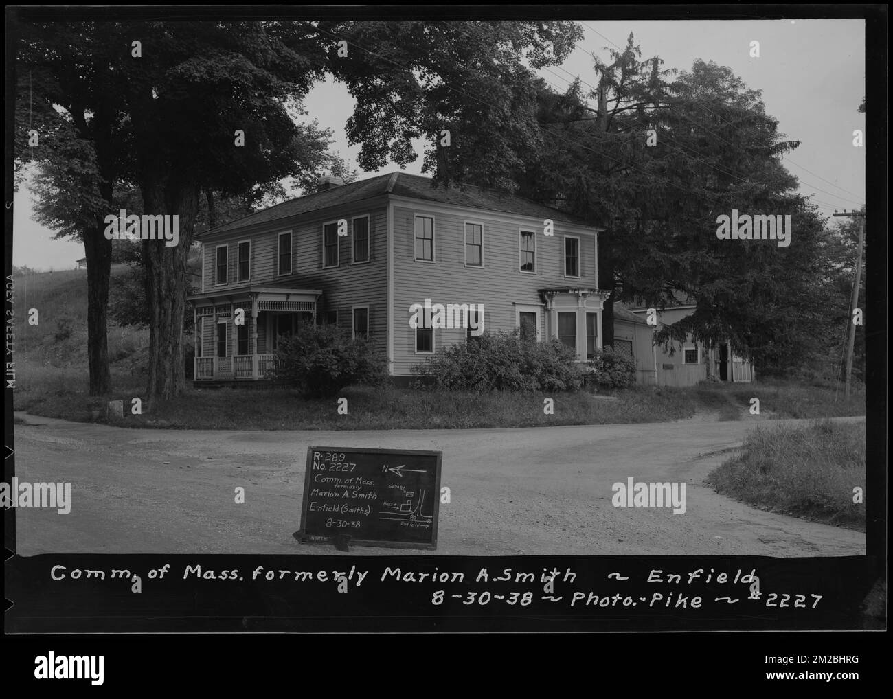 Commonwealth of Massachusetts, formerly Marion A. Smith, house, Enfield ...