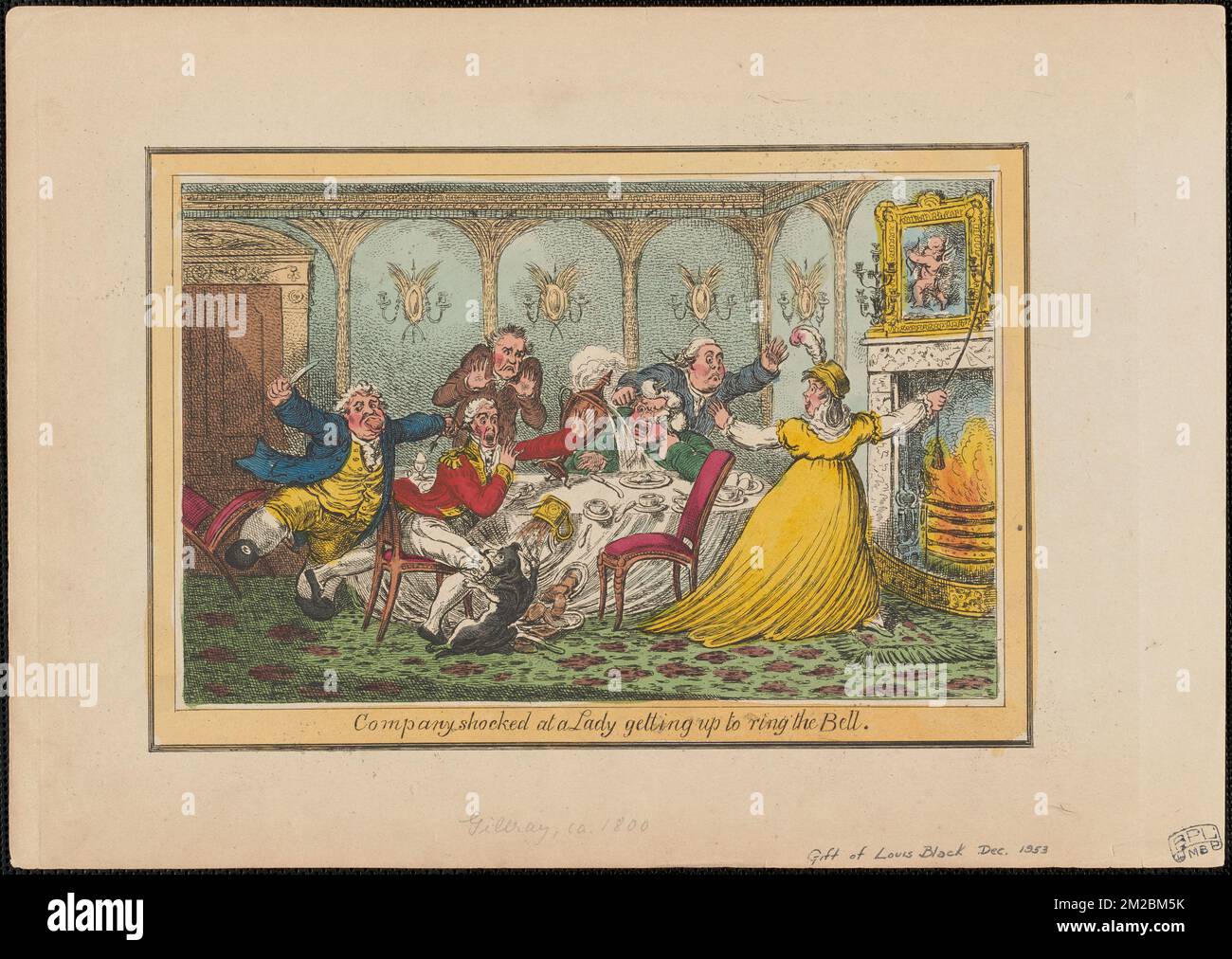 Company shocked at a lady getting up to ring the bell , Eating ...