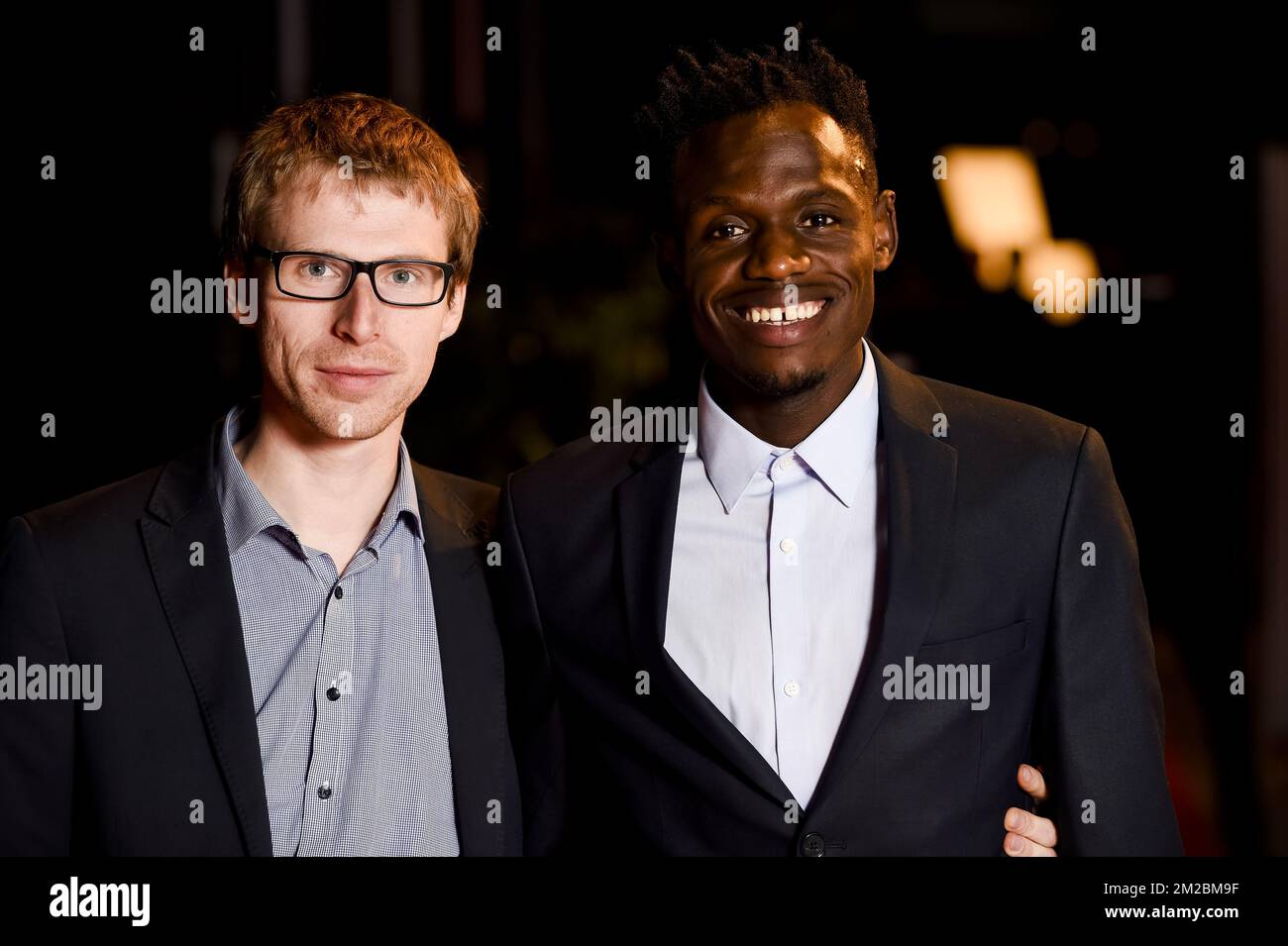 Tim Moriau and Isaac Kimeli pictured during the gala evening for the ...