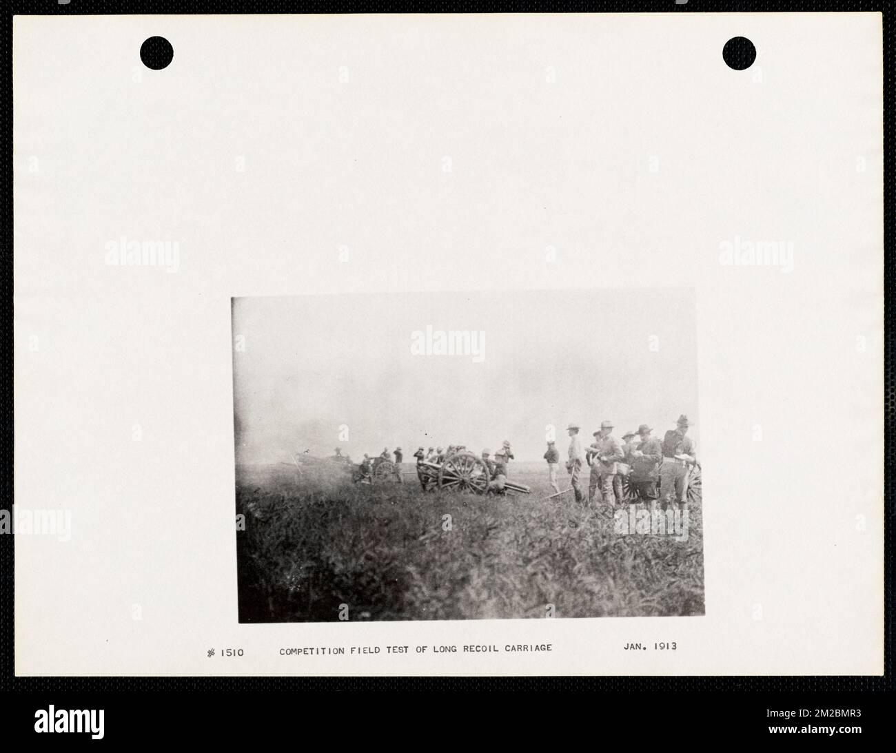 Competition field test of long recoil carriage , Artillery Weaponry ...