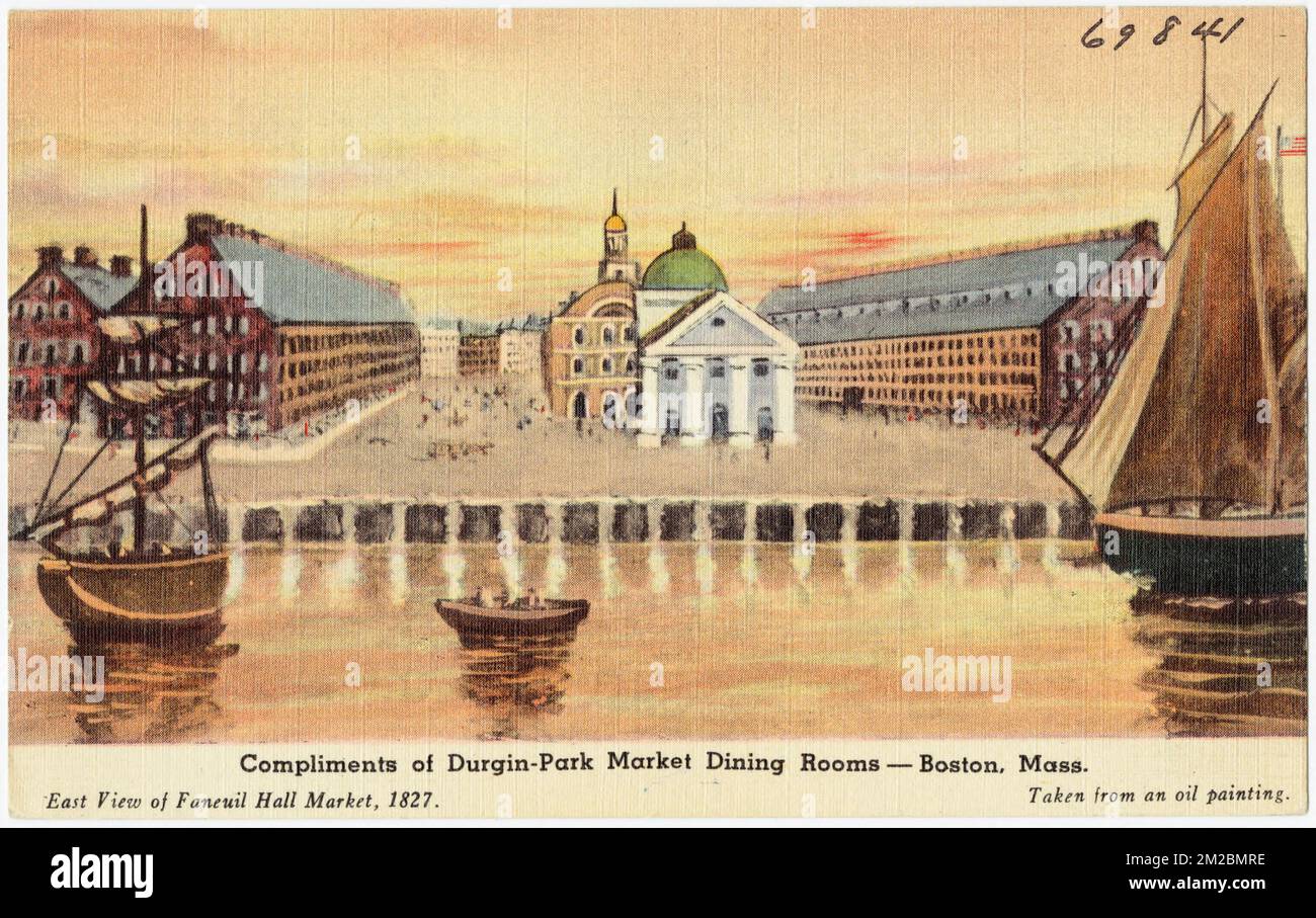 Compliments of Durgin-Park Market dining rooms -- Boston, Mass., east ...