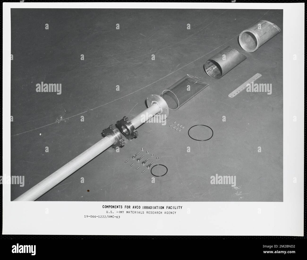 Components for AVCO Irradiation Facility , Armories, Ordnance industry ...