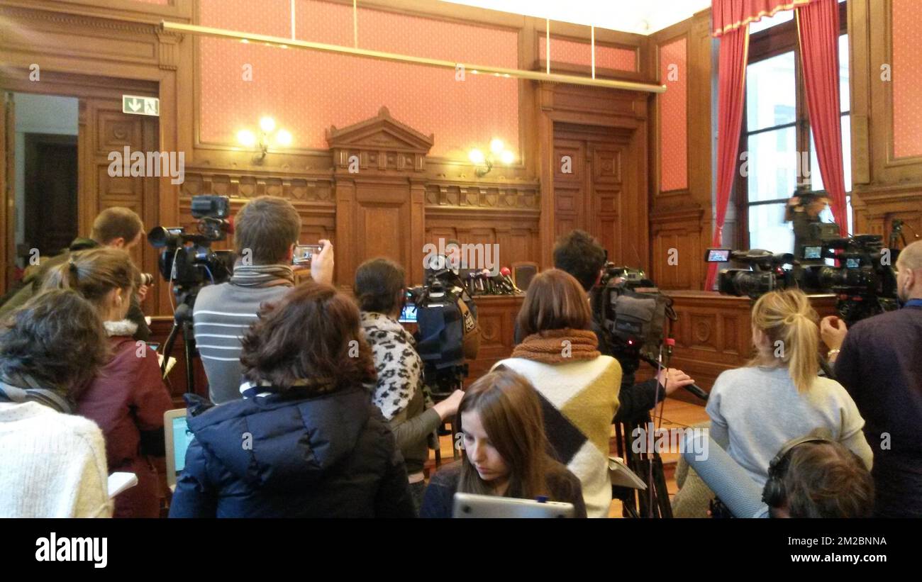 ATTENTION EDITORS - SMARTPHONE PICTURE - BEST QUALITY AVAILABLE Luc ...