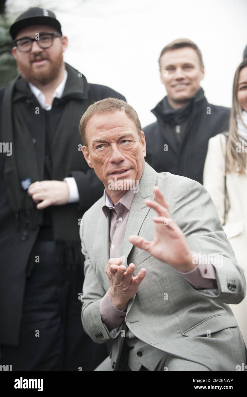 Belgian actor Jean-Claude Van Damme promoting his new Amazon serie Jean ...