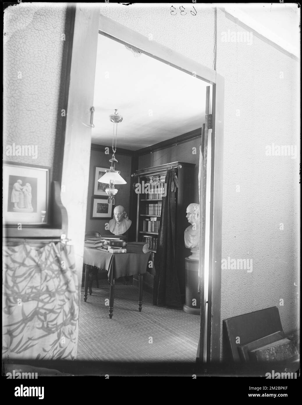 Concord, Lexington Road, interior, 'Wayside' , Houses, Authors ...