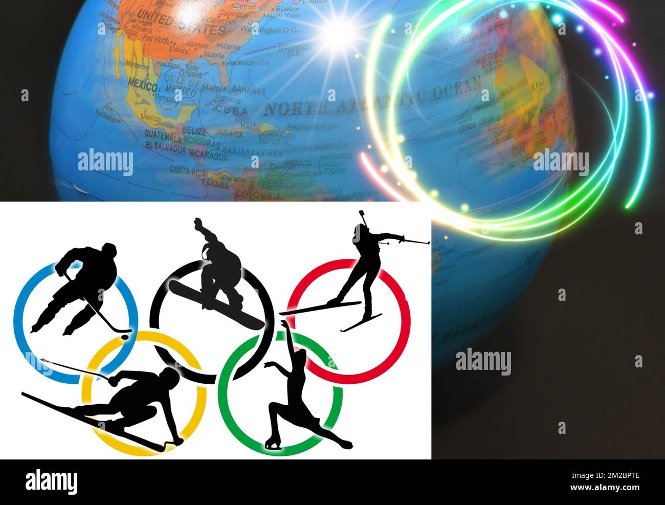 Winter Olympic games | Jeux Olympique d'hiver 21/12/2017 Stock Photo ...