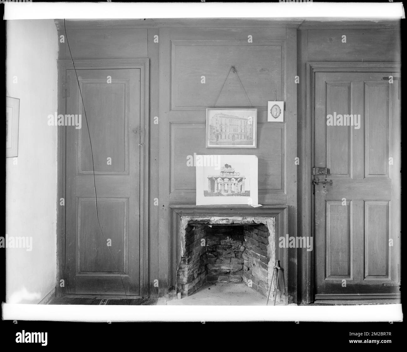 Fireplace attic Black and White Stock Photos & Images - Alamy