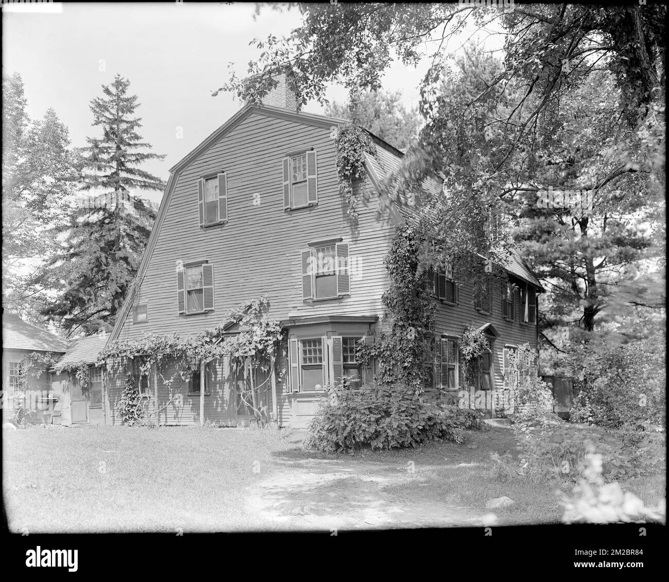 Concord, 'Old Manse' , Houses. Frank Cousins Glass Plate Negatives ...