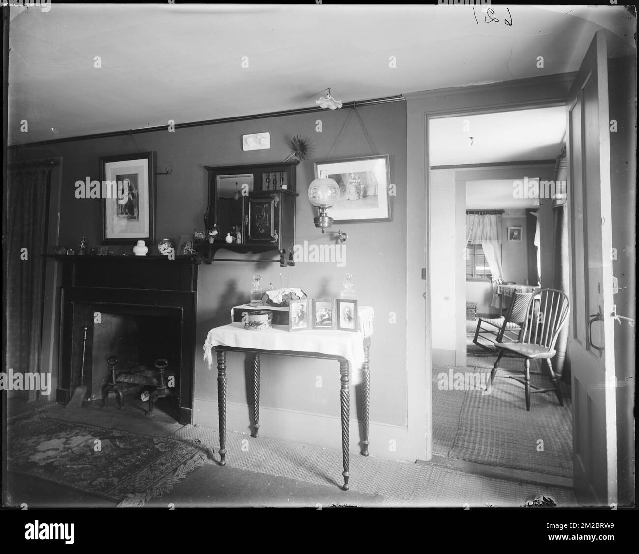 Concord, 'Wayside,' interior, Hawthorne chamber , Houses, Interiors ...