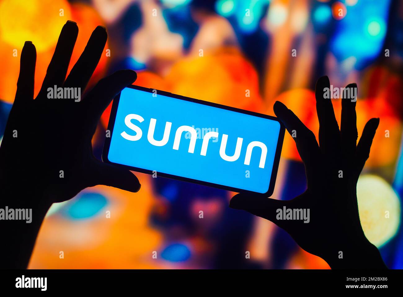 Brazil. 13th Dec, 2022. In this photo illustration, the Sunrun logo is ...