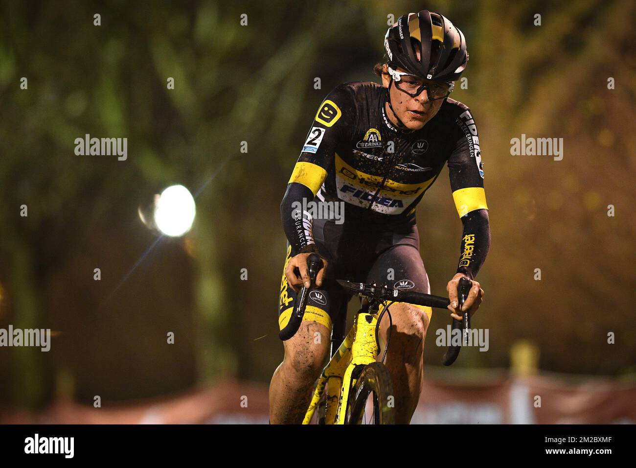 British Thomas Pidcock pictured in action during the U23 race at the ...