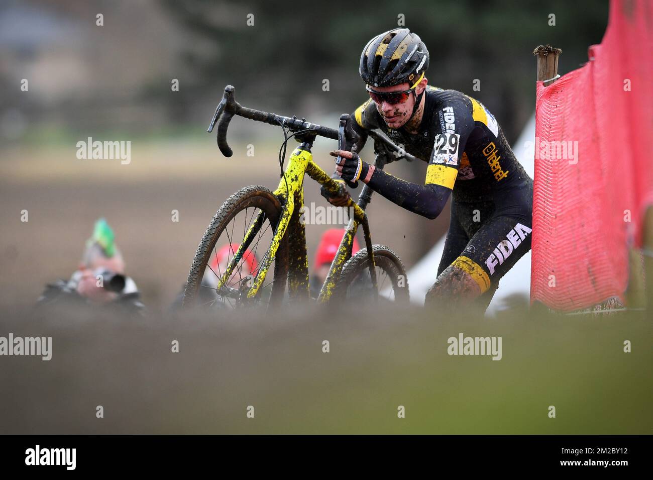 Belgian Andreas Goeman pictured in action during the U23 race of the GP ...
