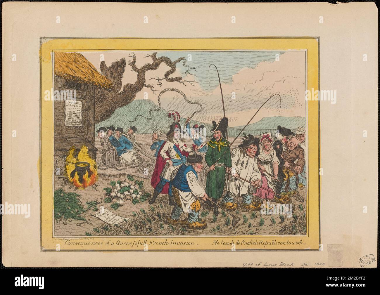 Consequences of a successful French invasion. Me teach de English republicans to work ...