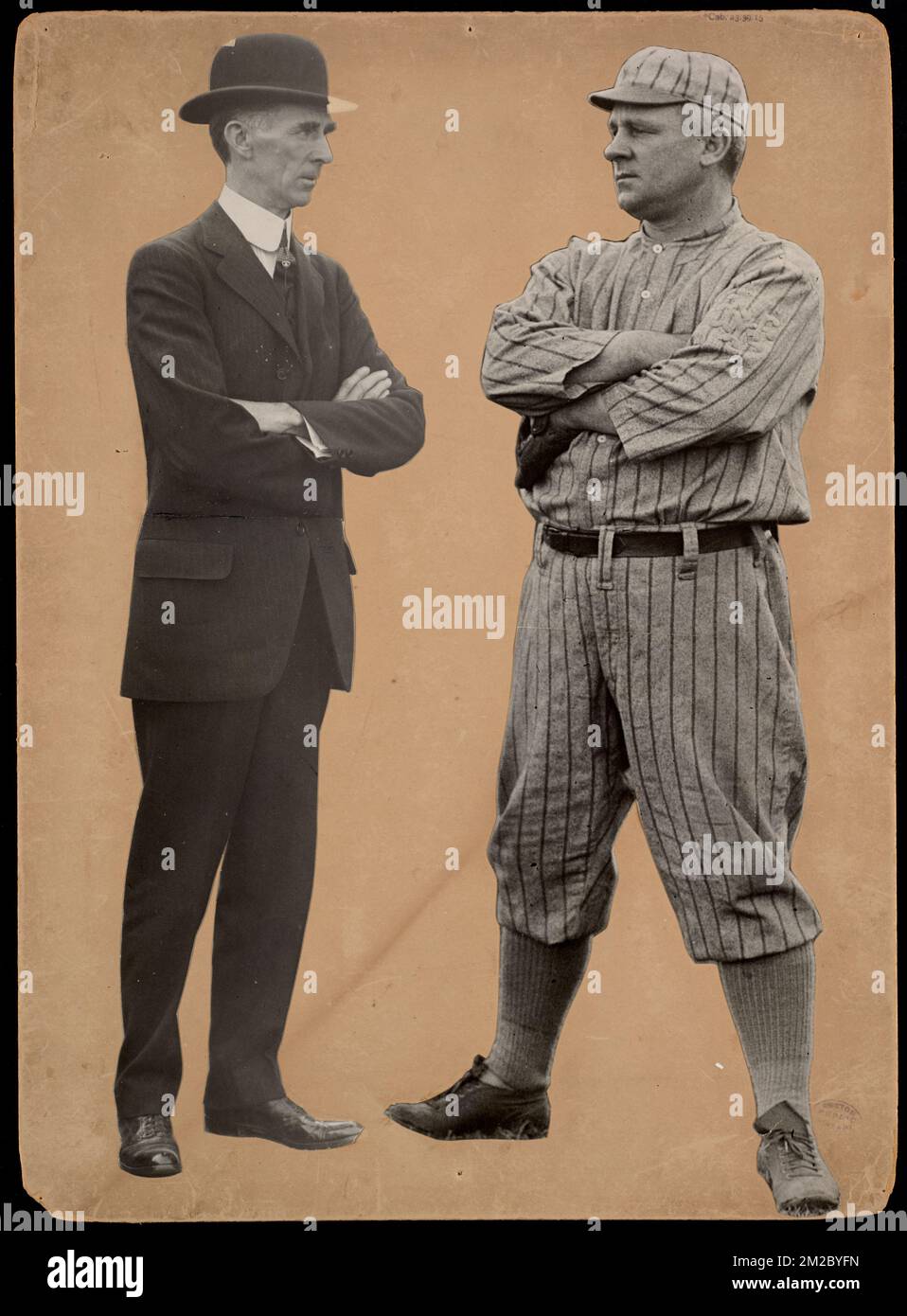 Connie Mack and John McGraw , Baseball managers, McGraw, John Joseph ...