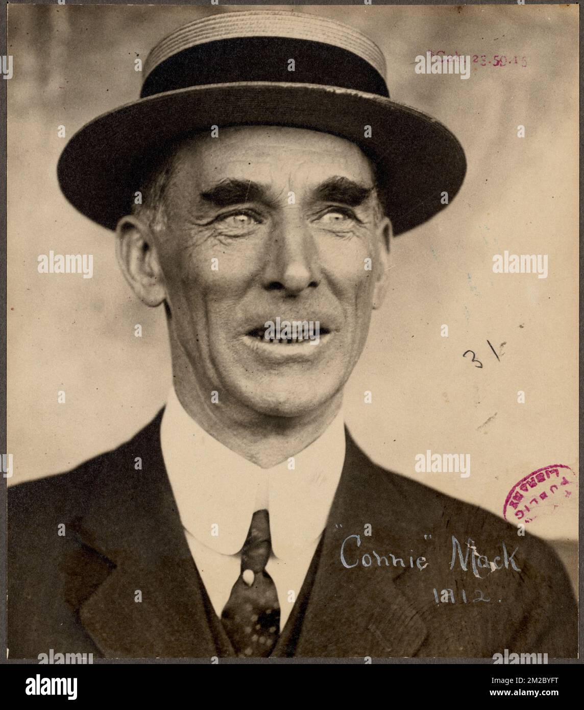 Connie Mack, Manager and owner of the Philadelphia Athletics , Baseball ...