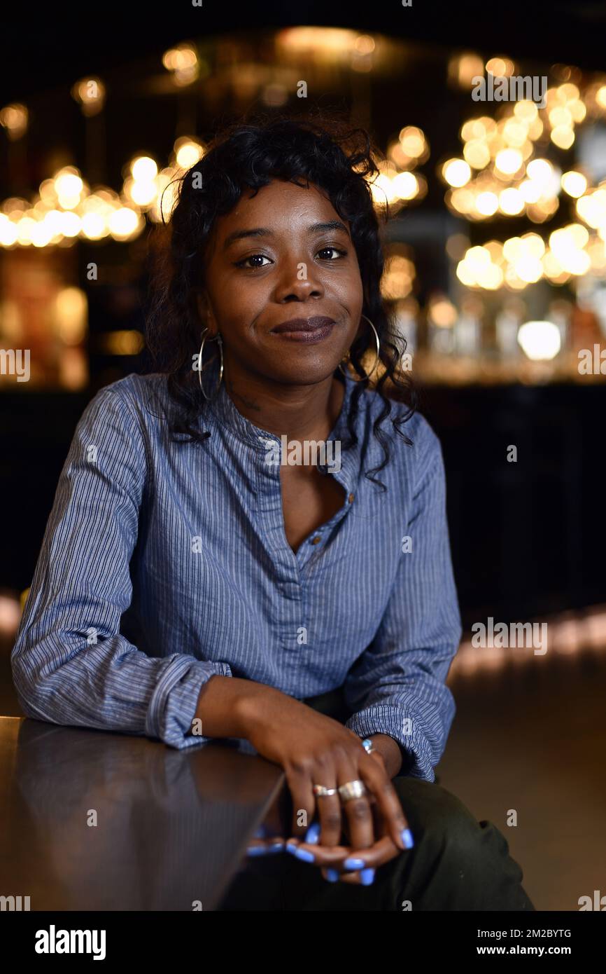 actress Martha Canga Antonio poses for the photographer during the ...