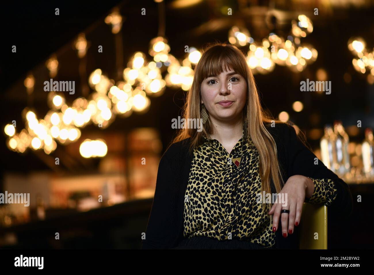 director Eva Cools poses for the photographer during the presentation ...