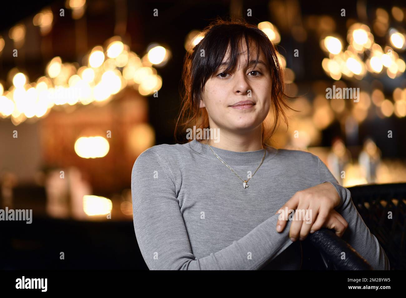 actress Anna Franziska Jager poses for the photographer during the ...