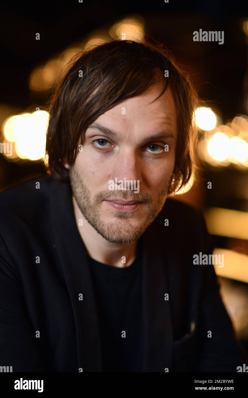 actor Roy Aernouts poses for the photographer during the presentation ...