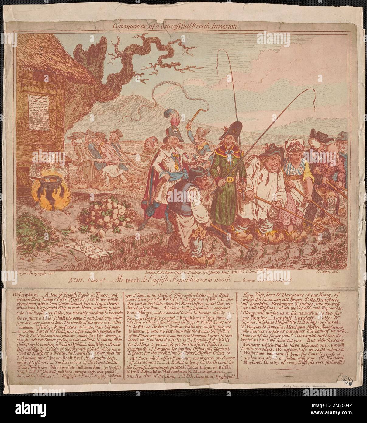 James gillray french invasion hi-res stock photography and images - Alamy