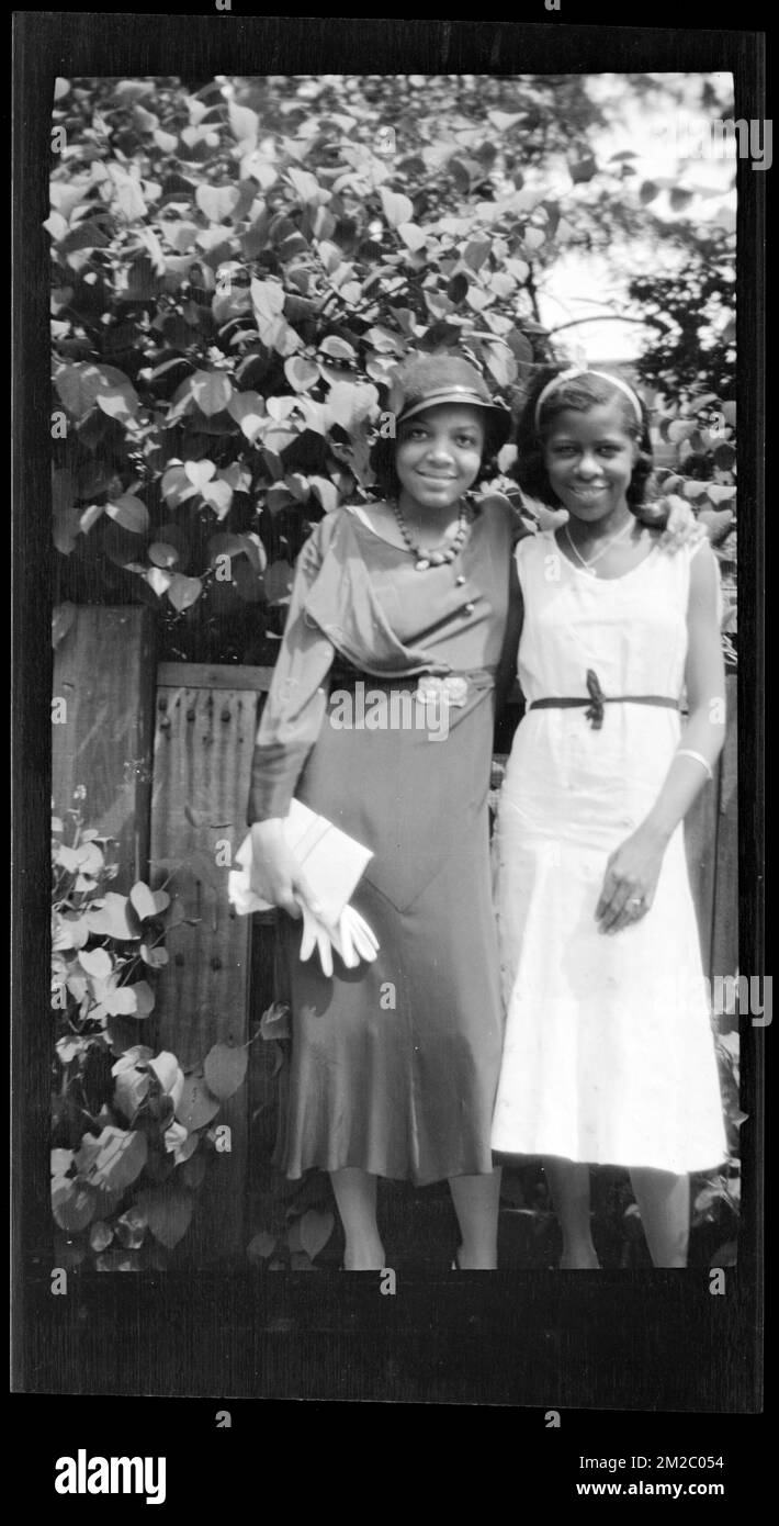 Constance Miller and a girl ,. Jack Miller Collection Stock Photo - Alamy