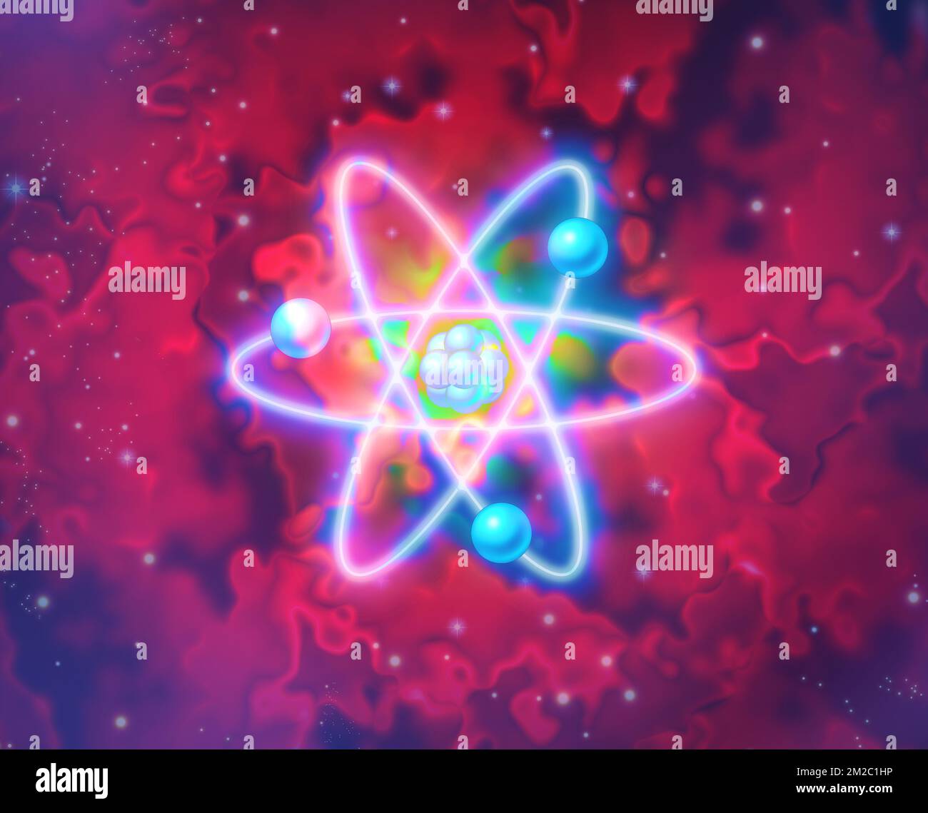 Fusion Energy Concept and Nuclear power generation physics science ...