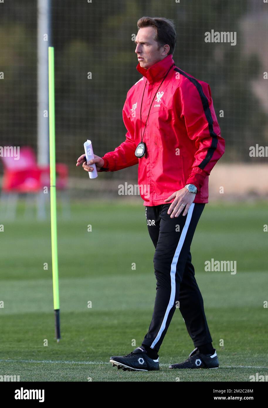 STVV's head coach Jonas De Roeck pictured during day three of the ...