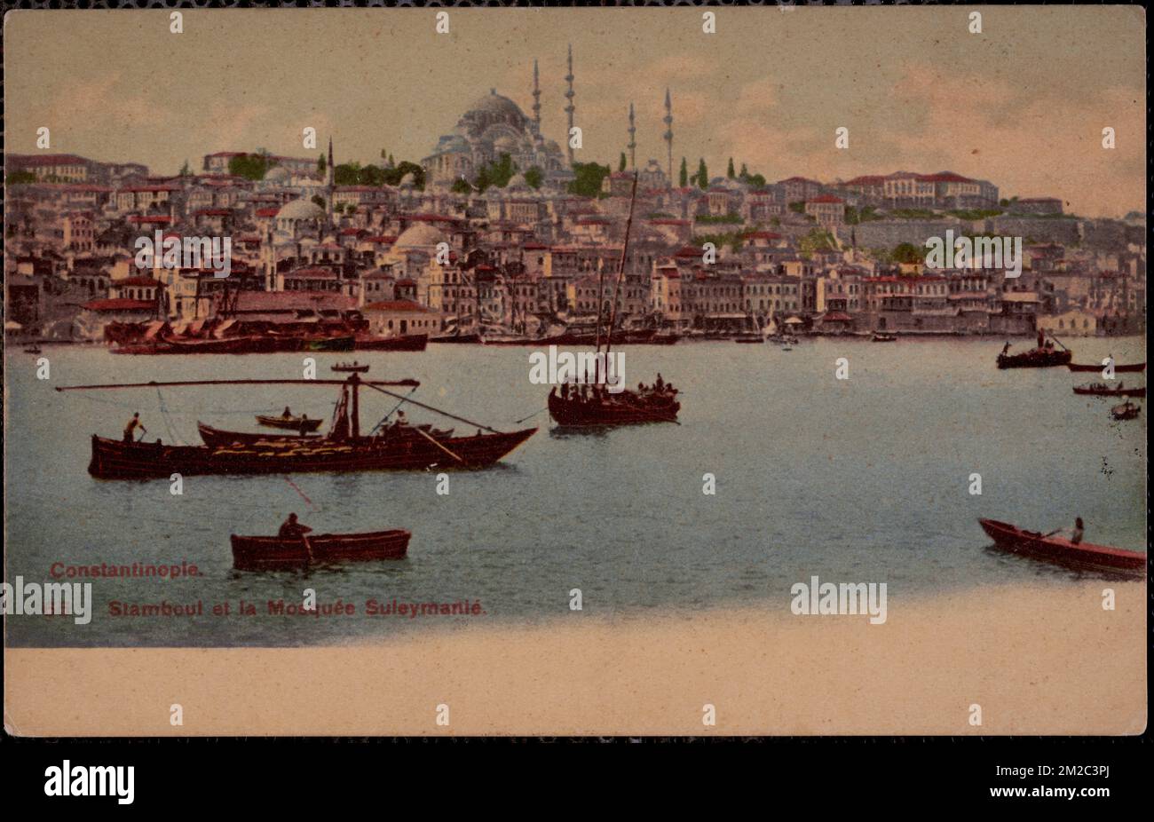 Constantinople. Stamboul et la Mosquée Suleymanié , Cities & towns ...