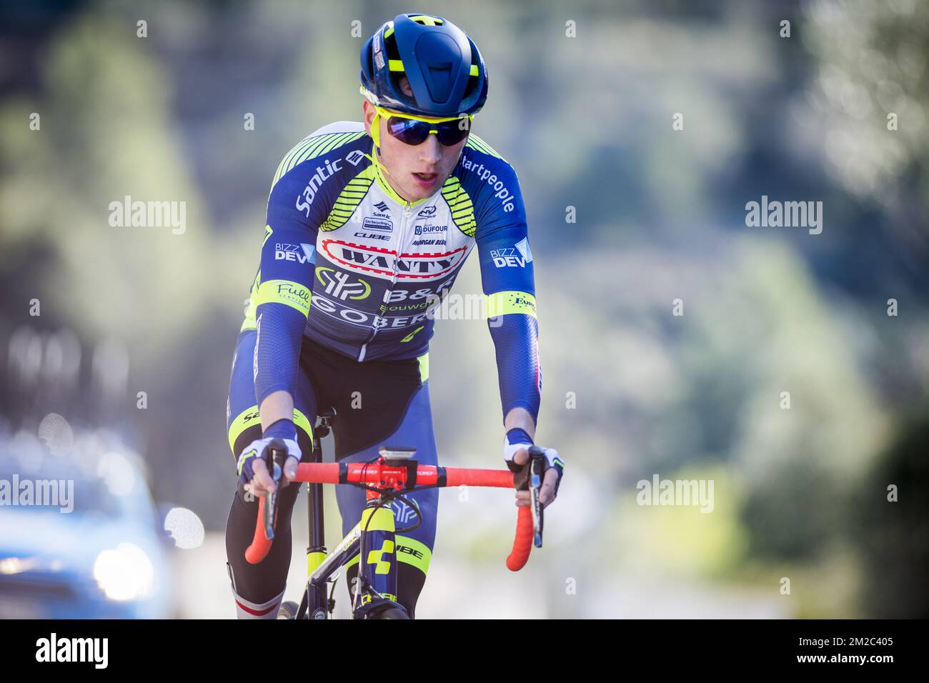 Jasper De Laat pictured in action during a training session of Belgian ...