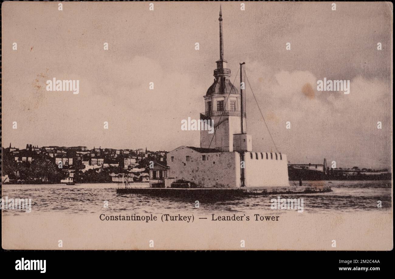 Constantinople (Turkey) - Leander's Tower , Towers, Channels, Cities ...