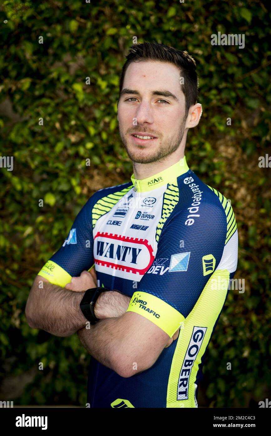 Belgian Boris Vallee of Fortuneo-Vital Concept poses for the ...